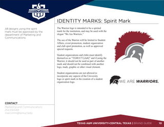 2016 TAMUCT Brand Guide | PDF