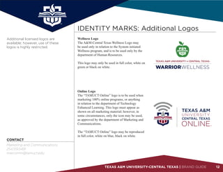 2016 TAMUCT Brand Guide | PDF