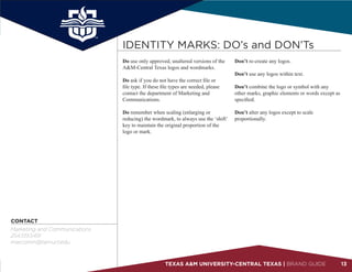 2016 TAMUCT Brand Guide | PDF