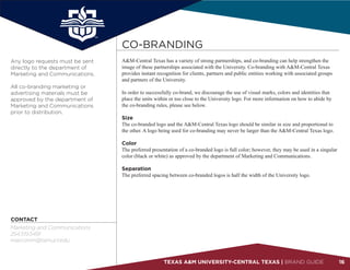 2016 TAMUCT Brand Guide | PDF