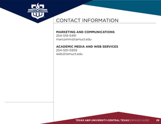 2016 TAMUCT Brand Guide | PDF