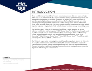 2016 TAMUCT Brand Guide | PDF