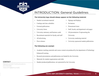 2016 TAMUCT Brand Guide | PDF