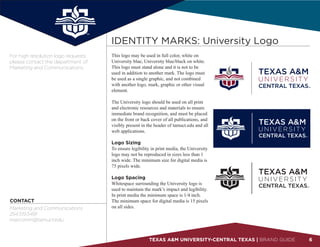 2016 TAMUCT Brand Guide | PDF