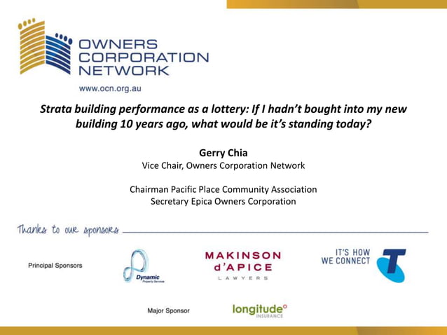 Griffith Uni Presentation 040815 | PPT