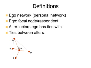 03 Ego Network Analysis | PDF