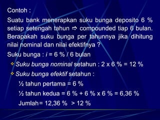 03 ekotek jenis bunga pemajemukan kontinyu (tgs klp 2) | PPT