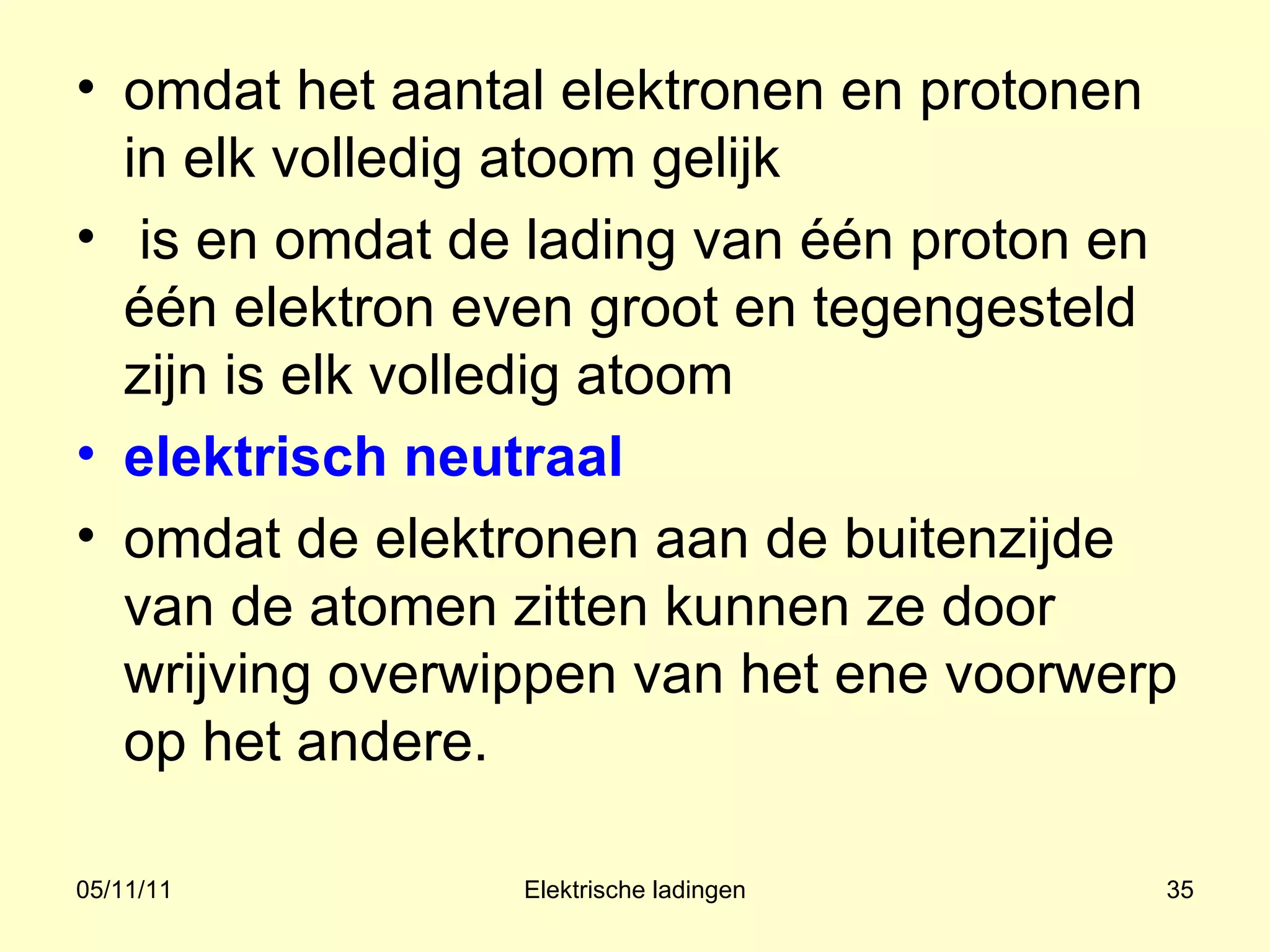 03 elektrische ladingen | PPT