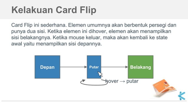 CSS Eksperimen - 04-3 Elemen Card Flip | PPTX
