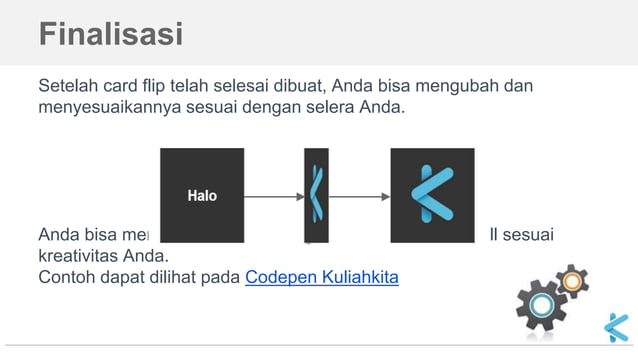CSS Eksperimen - 04-3 Elemen Card Flip | PPT
