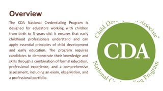 CDA Exam Children 0-3 Certification | Watch Now! | PPT