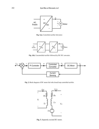 Performance of Six-Pulse Line-Commutated Converter in DC Motor Drive Application | PDF