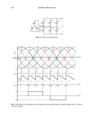 Performance of Six-Pulse Line-Commutated Converter in DC Motor Drive ...