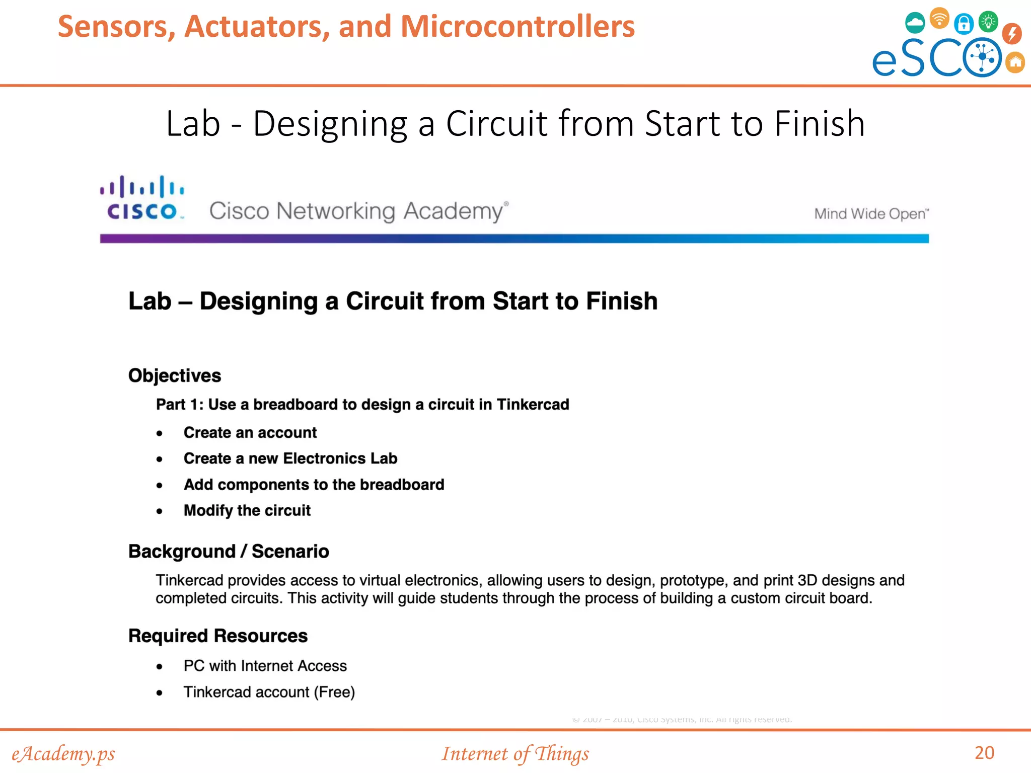 Chp3 Sensors Actuators And Microcontroller Ppt