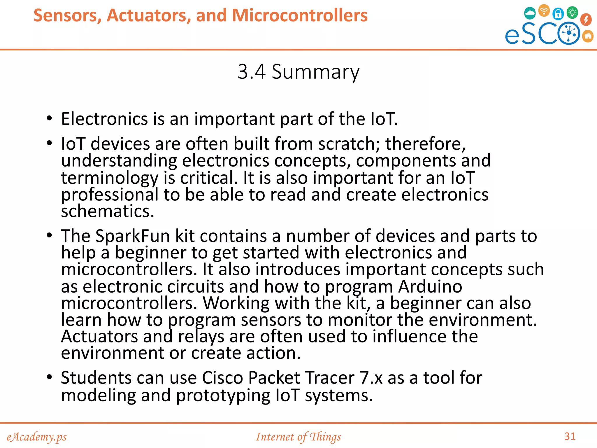 Chp3 Sensors Actuators And Microcontroller Ppt