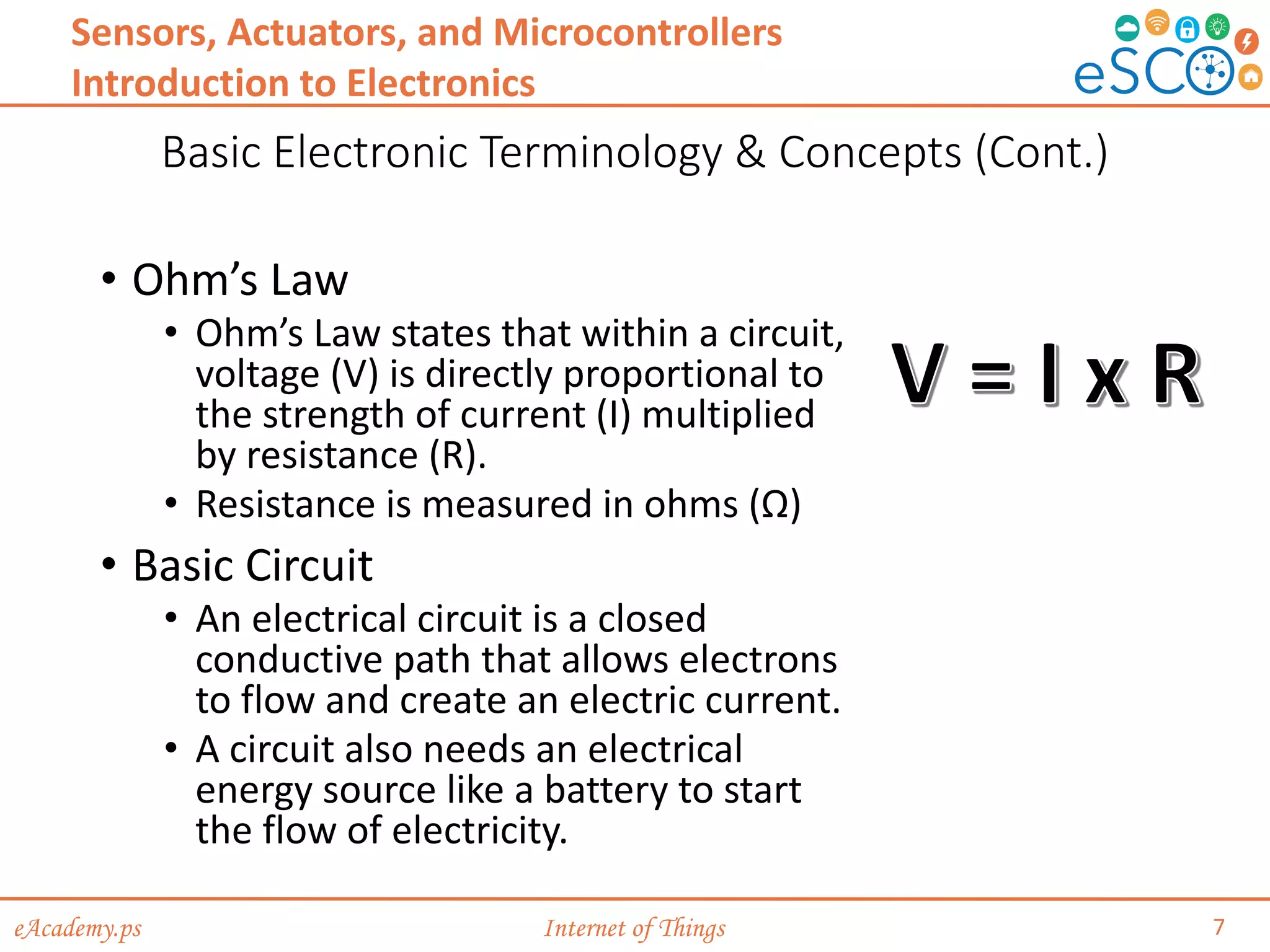Chp3 Sensors Actuators And Microcontroller Ppt