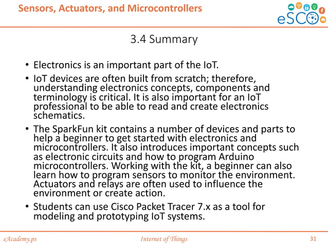 chp3-Sensors, Actuators, and Microcontroller | PPT