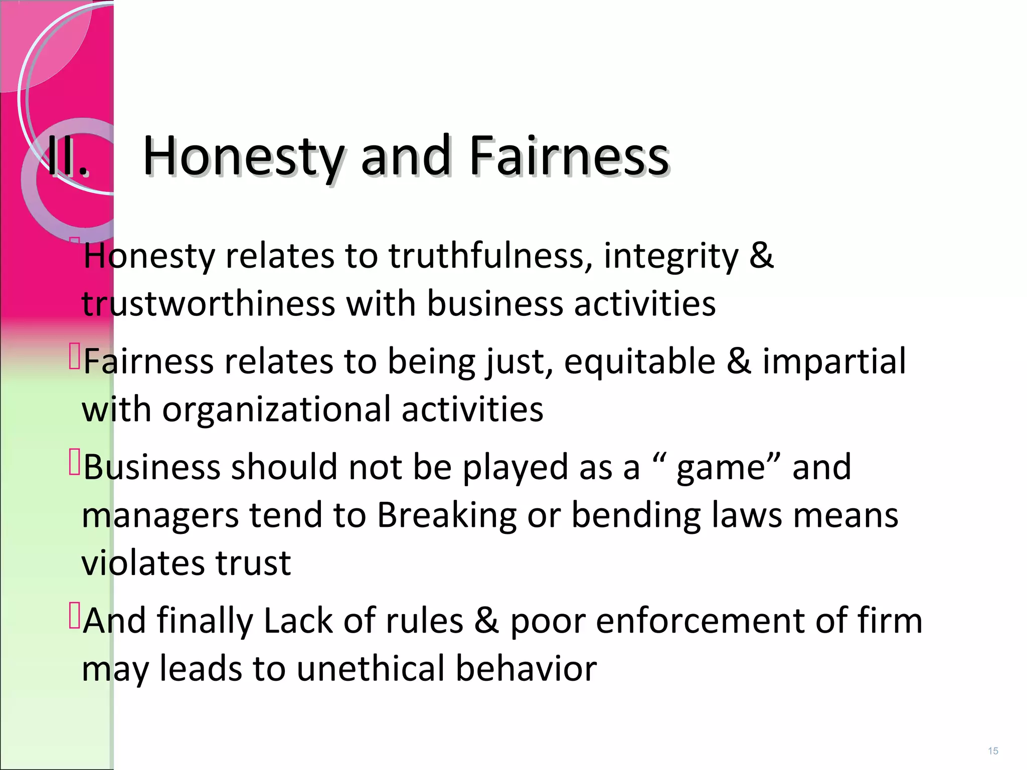 03 ethical issues in business | PPT