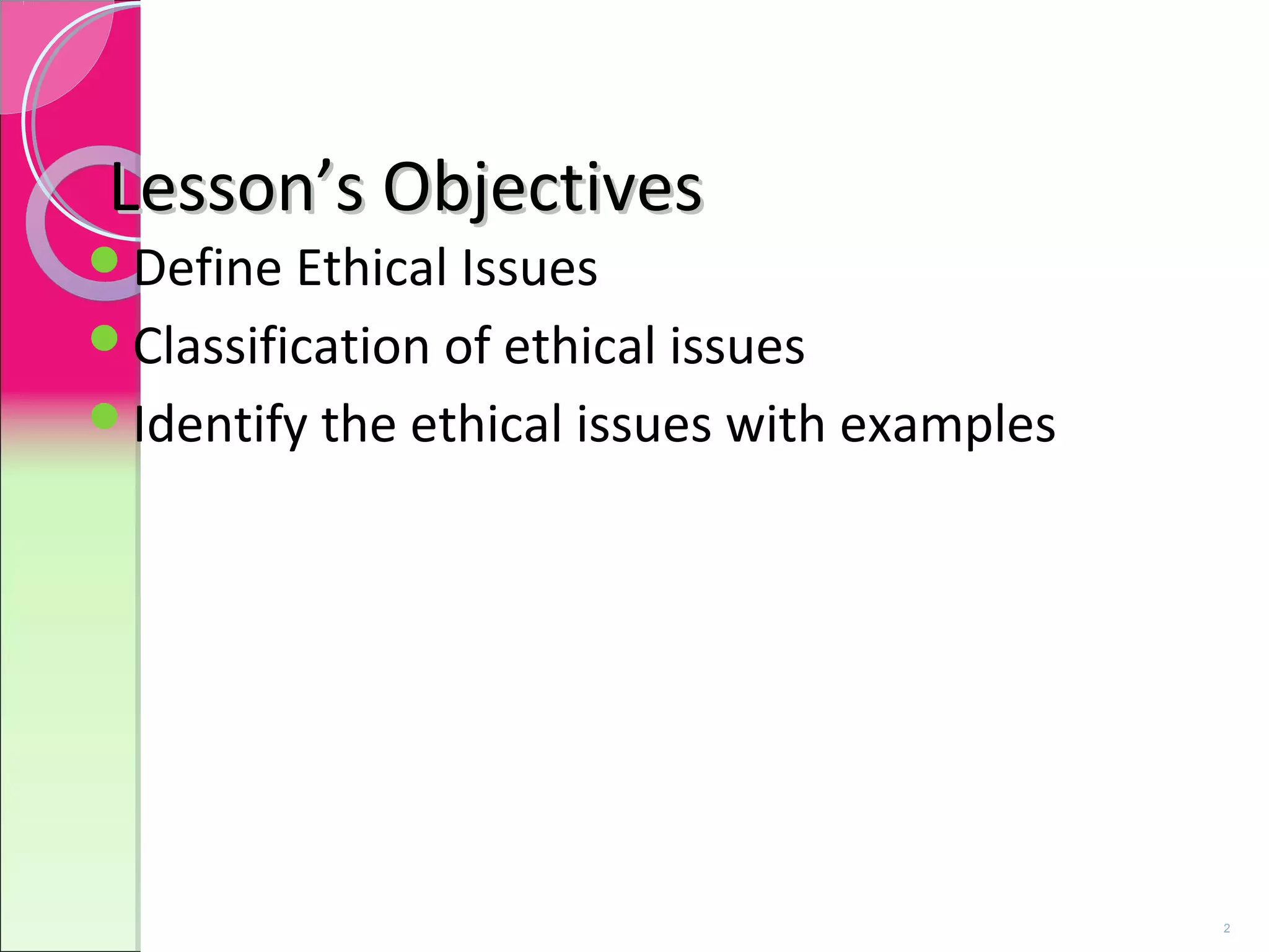 03 ethical issues in business | PPT