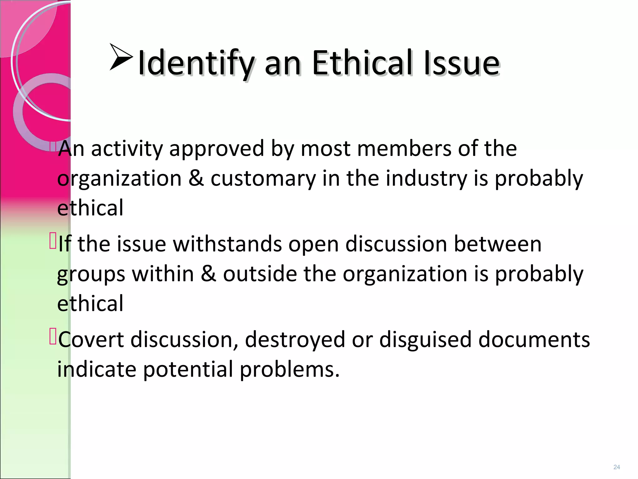 03 ethical issues in business | PPT