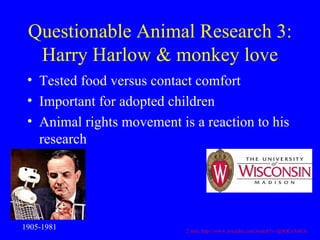 Research Methods: Ethics II (Animal Research) | PPT