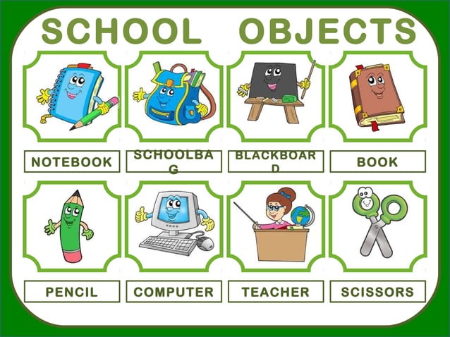 Classroom objects | PPT
