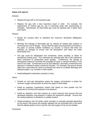 Process and Plant Design for DSEAR | PDF