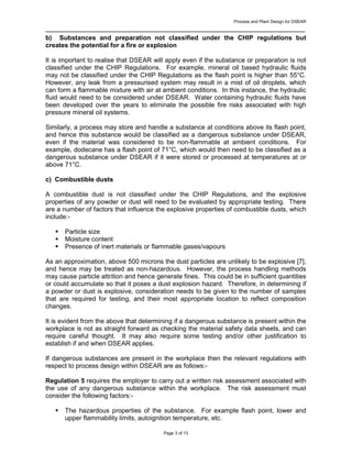 Process and Plant Design for DSEAR | PDF