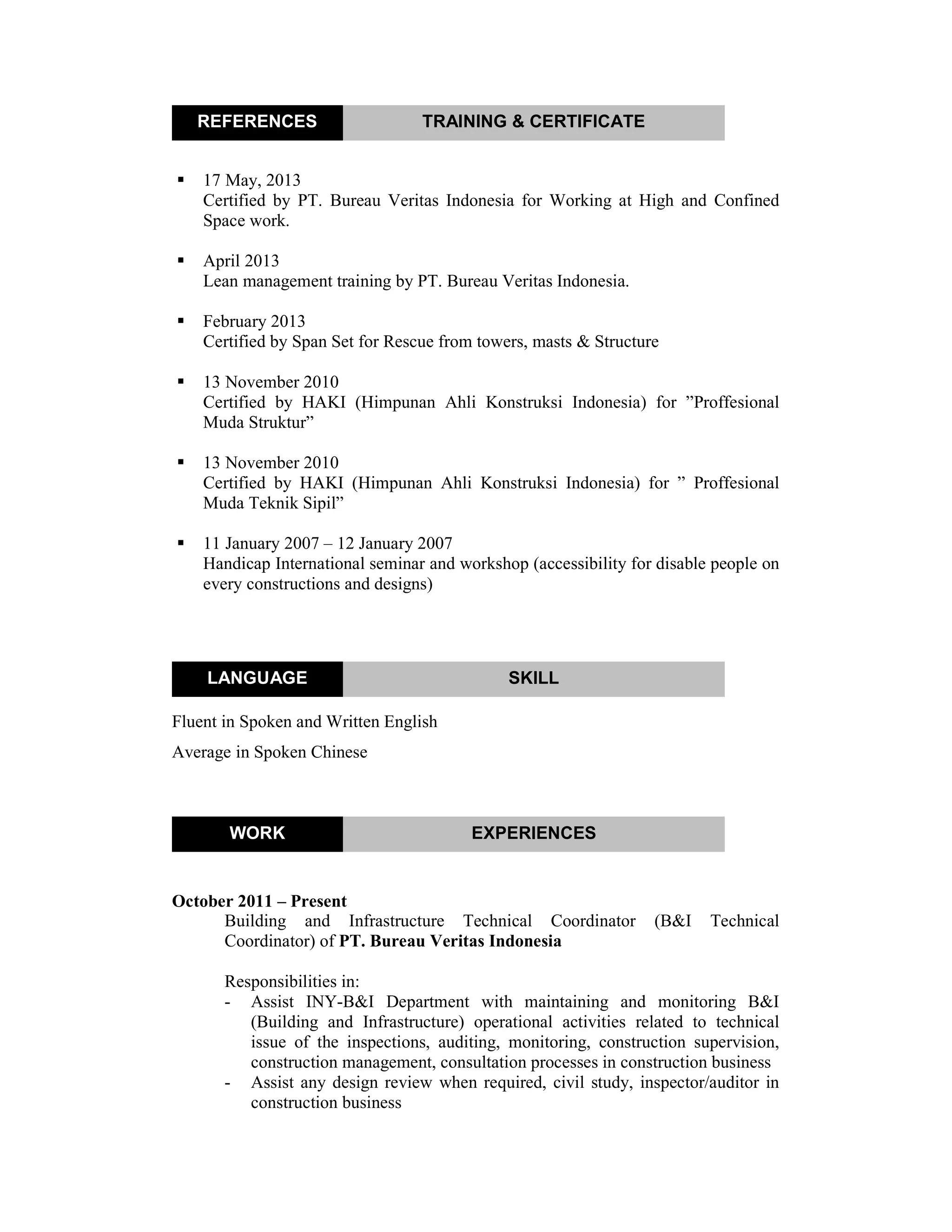 CV EDDY CHANDRA | PDF