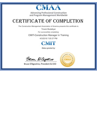 CMIT-certification | PDF