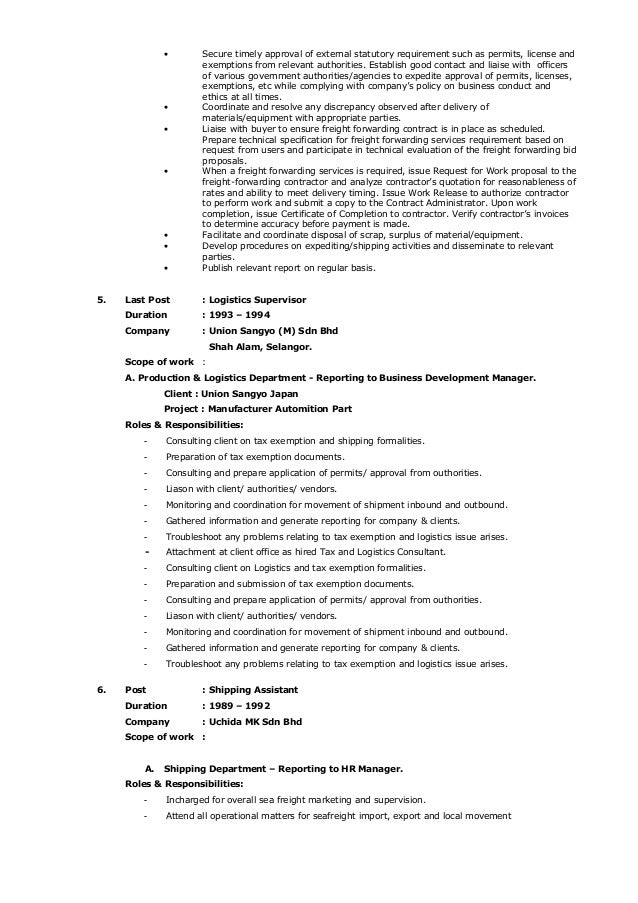 Resume-Zainal Mohamad
