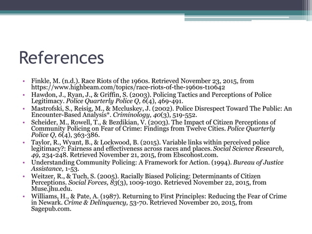 Community Policing Presentation | PPTX