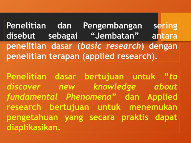 metode penelitian dan pemgembangan (Research and Development) | PPTX