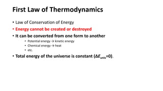First Law of Thermodynamics | PPTX