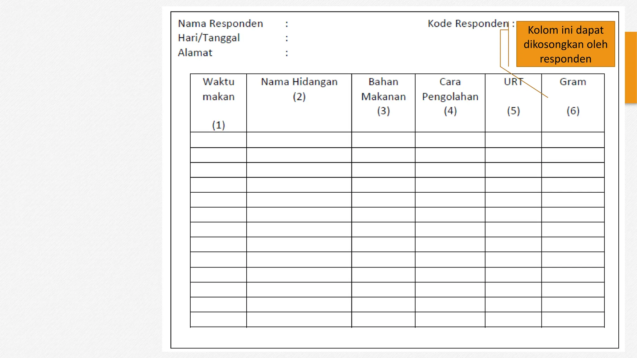 METODE FOOD RECORD (pENGUKURAN FOOD.pptx