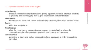 Chapter 3 - Communication Skills | PPTX