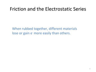 03 friction and electrostatic series | PPT