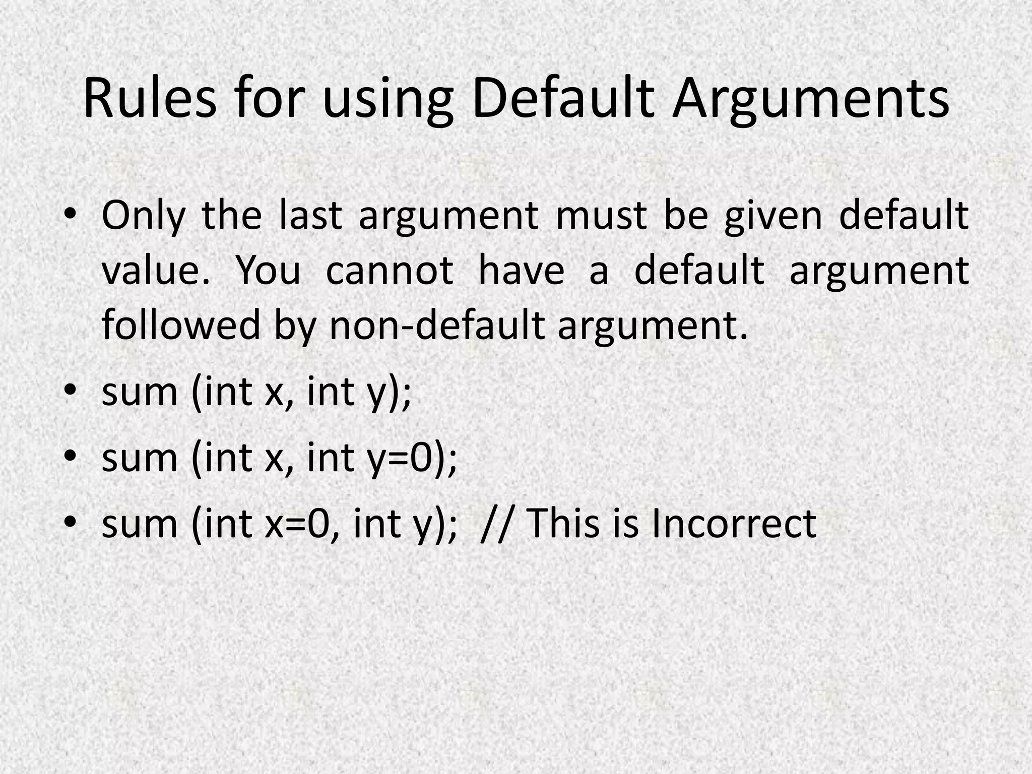 03 function overloading | PDF | Programming Languages | Computing