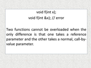03 function overloading | PPT