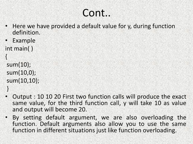 03 function overloading | PDF | Programming Languages | Computing