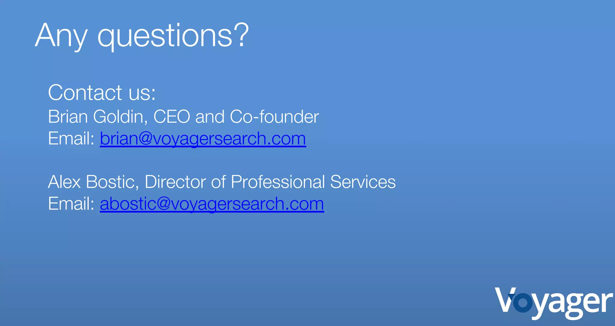 Getting Started with Voyager Search | PPT