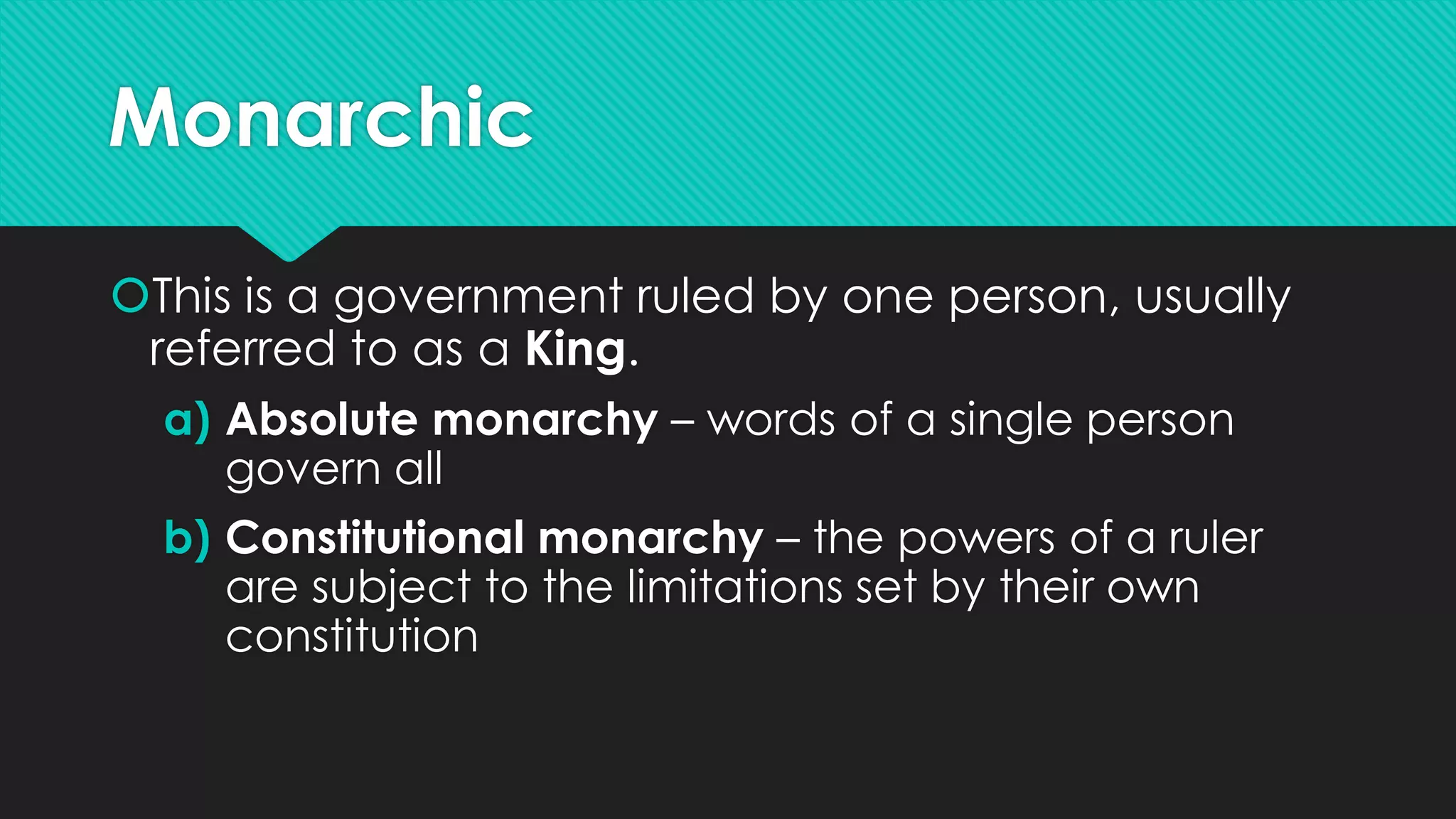 Government: Definition and Forms | PDF