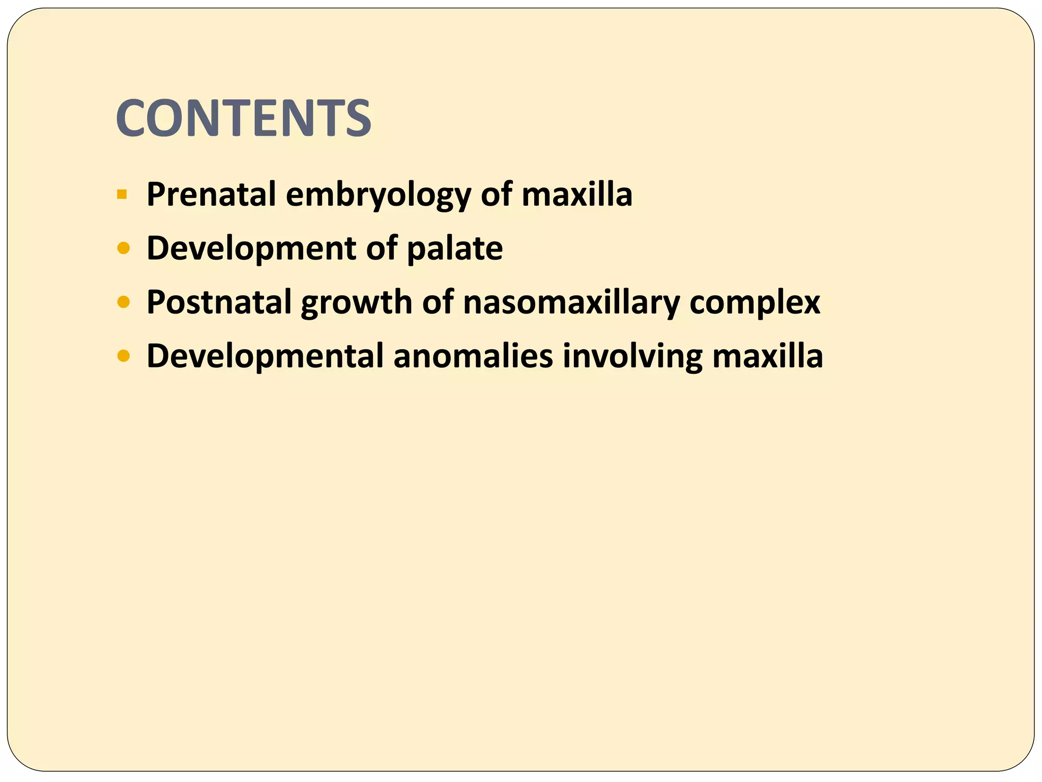 03 growth of maxilla | PPTX | Ear, Nose and Throat Conditions ...