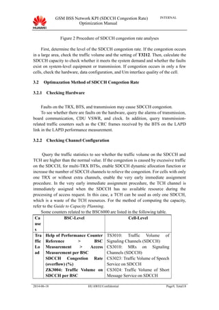 03 gsm bss network kpi (sdcch congestion rate) optimization manual | DOC