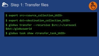 Automating Research Data Management with Globus | PPT