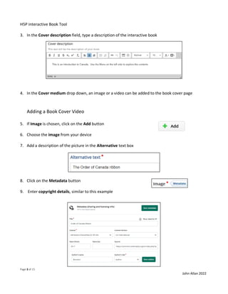 H5P Interactive Book Overview | PDF