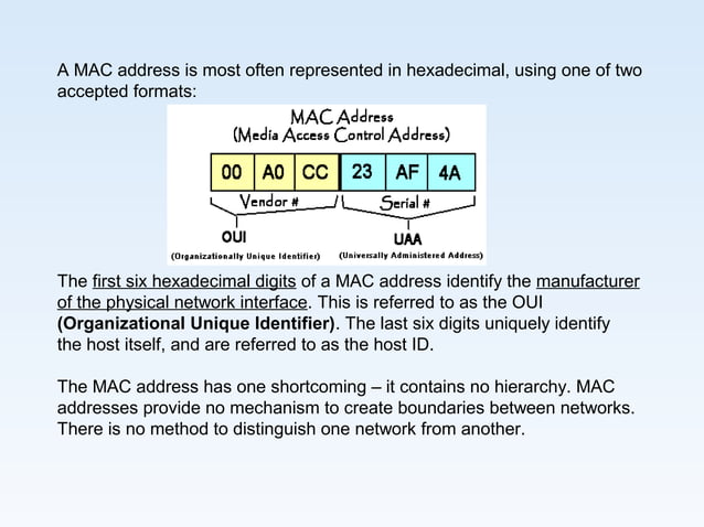 hardware addressing | PPT