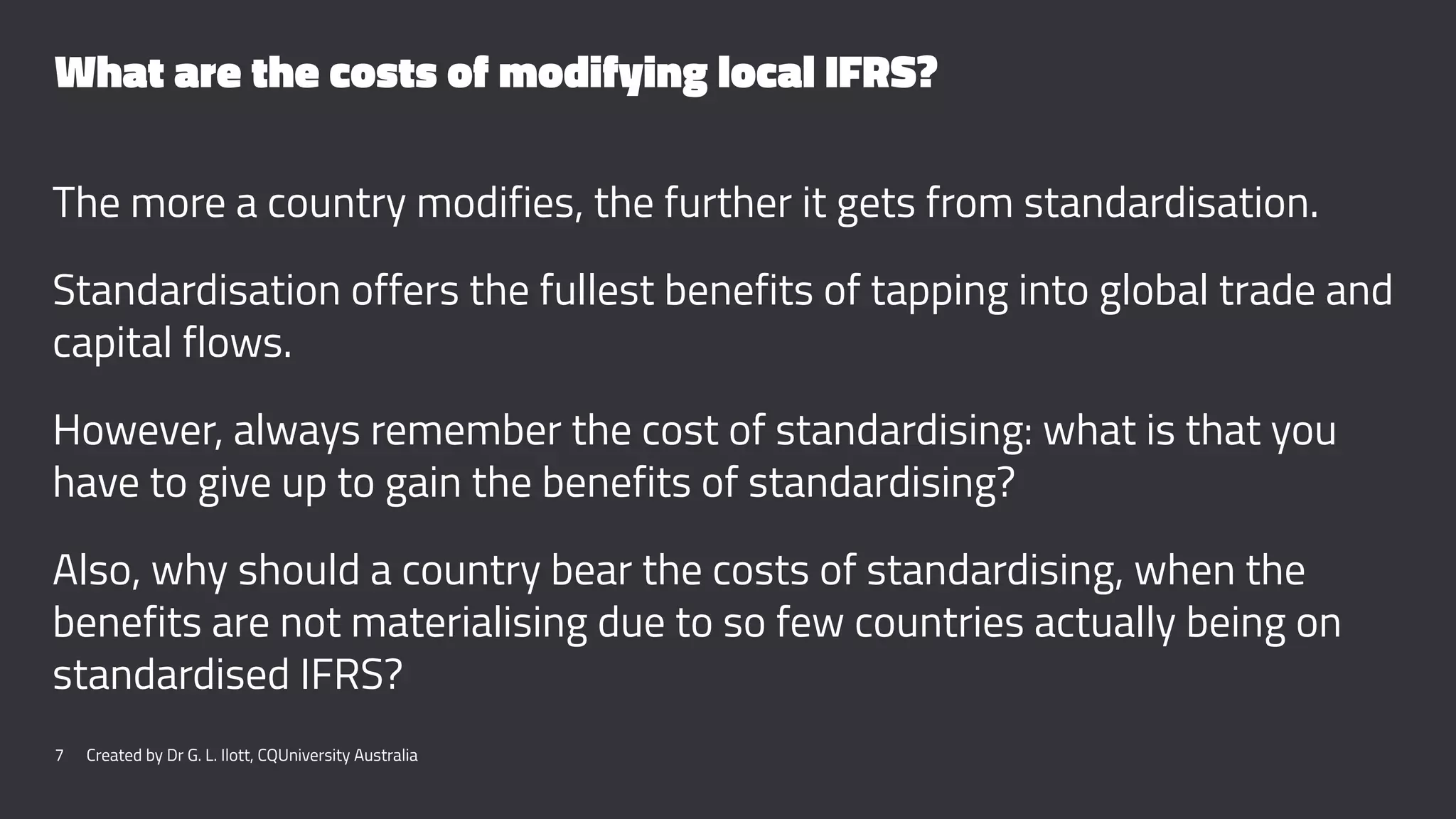 3.3 IFRS harmonisation vs standardisation | PDF