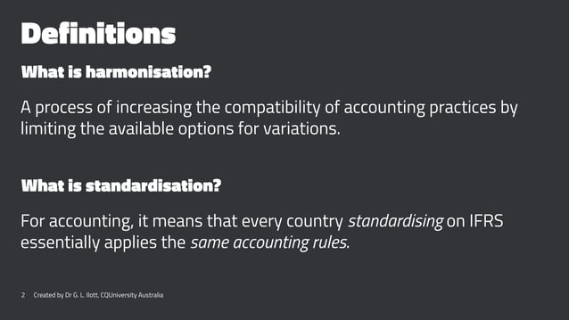 3.3 IFRS harmonisation vs standardisation | PDF | Business Accounting ...