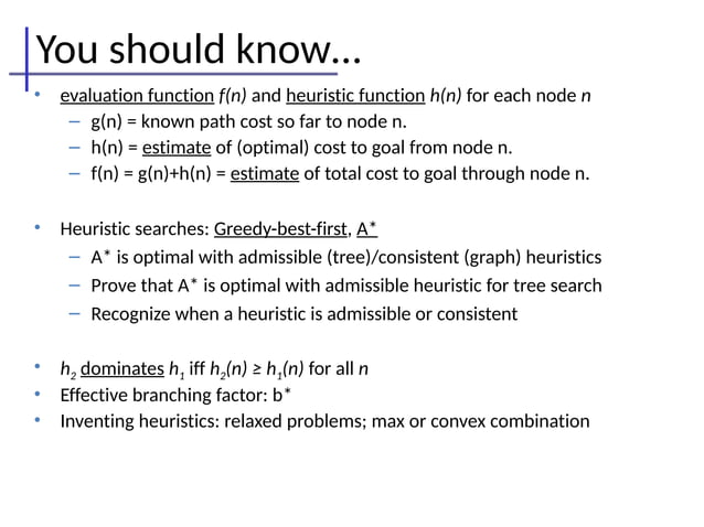 Heuristic Search Algorithm in AI and its Techniques | PPT | Search ...